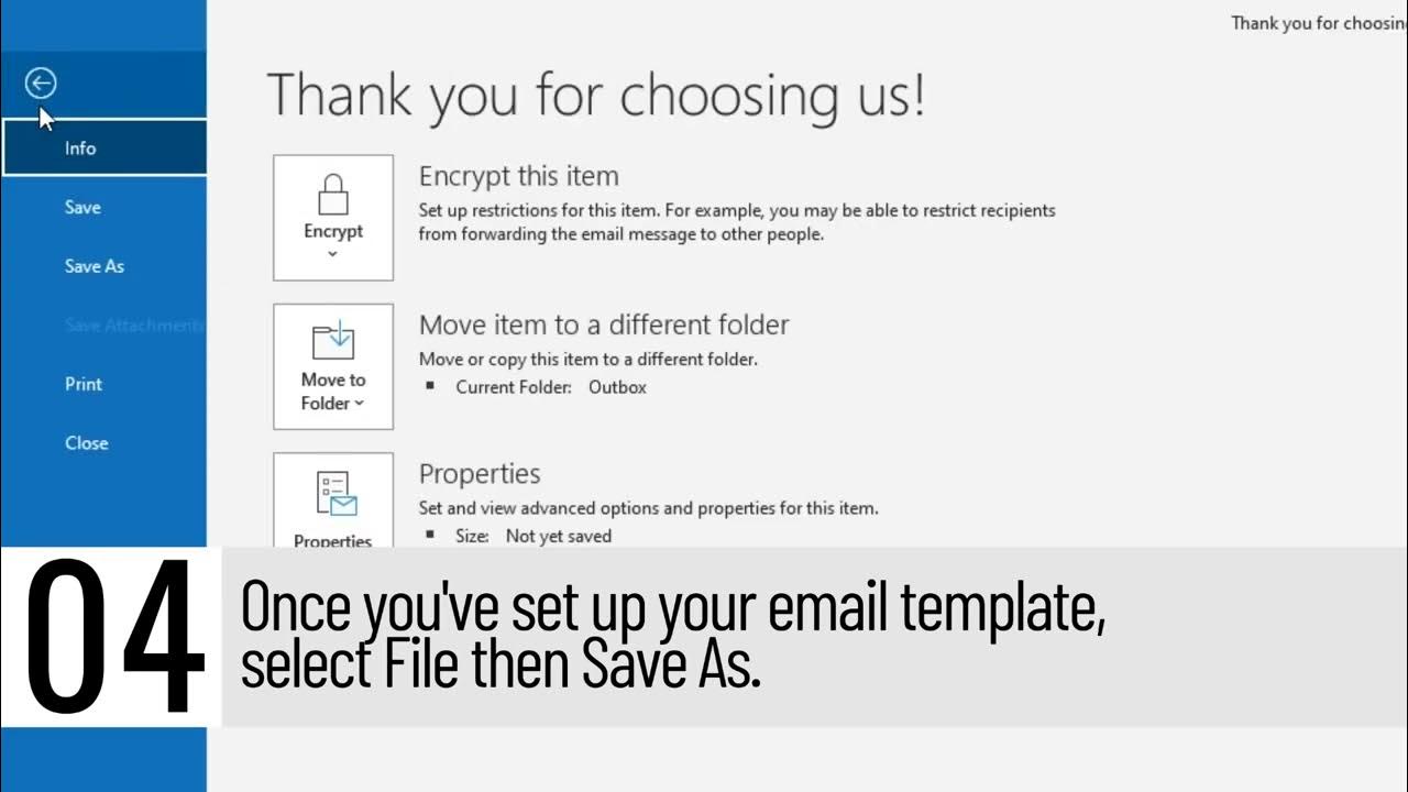 Create and Use Email Templates in Outlook - YouTube