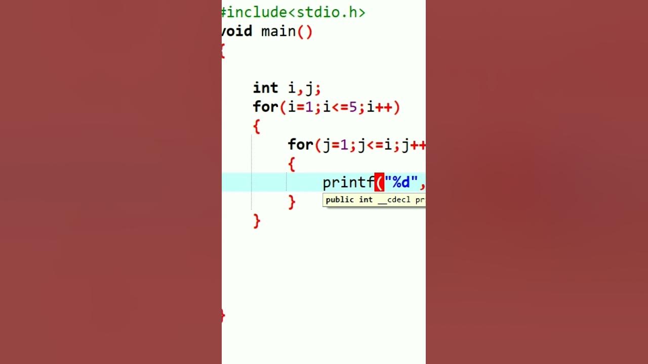 number-pattern-in-c-using-for-loop-ms-coder-youtube