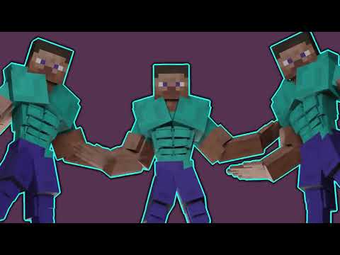Steve musculoso bailando xd - YouTube