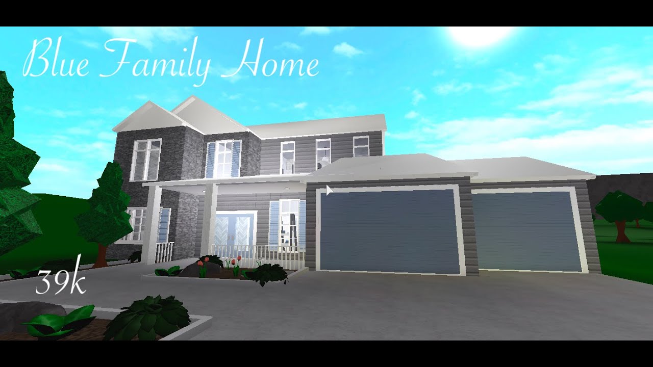 Bloxburg Blue House Bloxburg Blue House