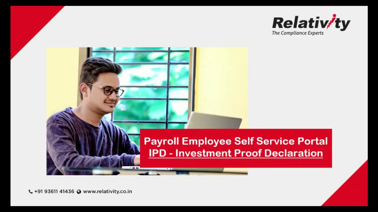 Investment Proof Declaration - Payroll ESS Portal - YouTube