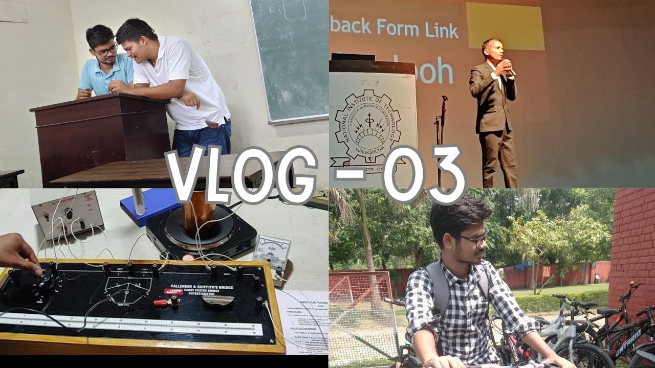 Normal day at NIT-KKR - college vlog -03 - YouTube