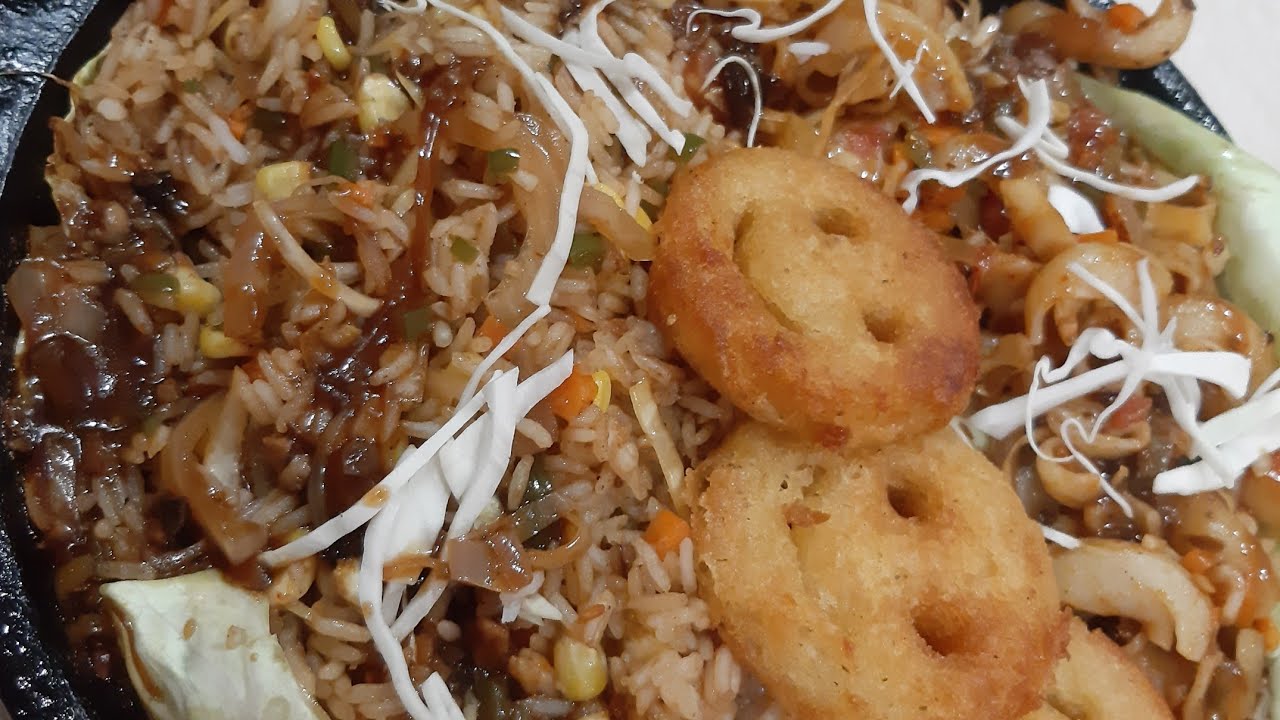 Veg Indo-Italian Sizzler - YouTube