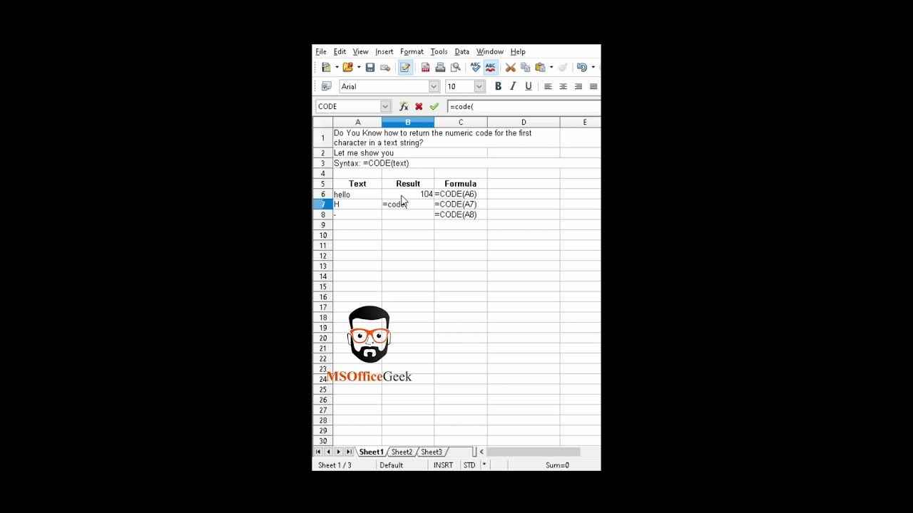 How To Use CODE Function In OpenOffice YouTube how-to-use-code-function-in-openoffice-youtube
