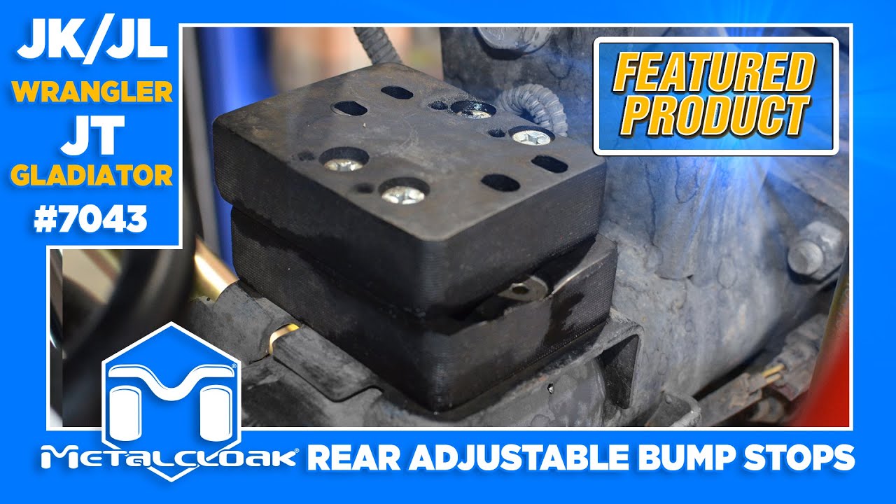FEATURED PRODUCT: MetalCloak JK/JL/JT Rear Adjustable Bump Stops - YouTube