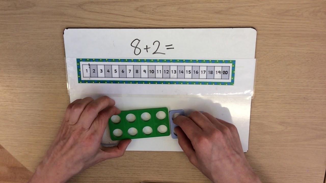 Addition Using a Number Track - YouTube