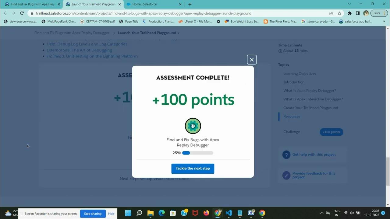 Launch Your Trailhead Playground | Find and Fix Bugs with Apex Replay Debugger - YouTube
