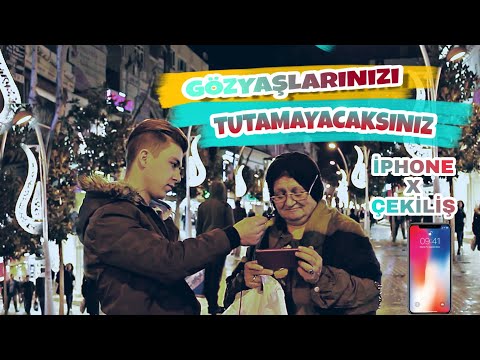 AĞLATAN SOSYAL DENEY #2 ( İPHONE X ÇEKİLİŞİ )