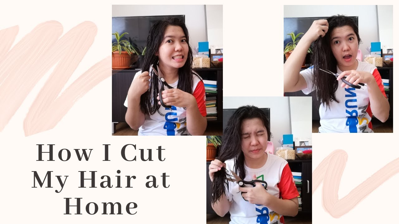 How I Cut My Hair at Home (DIY) - YouTube