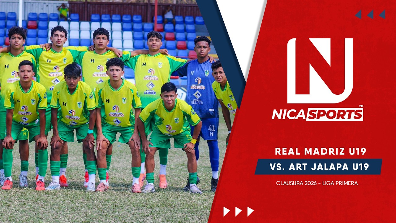 📡 EN VIVO - Liga Primera U19 ⚽ Real Madriz U19 🆚 ART Jalapa U19 ...
