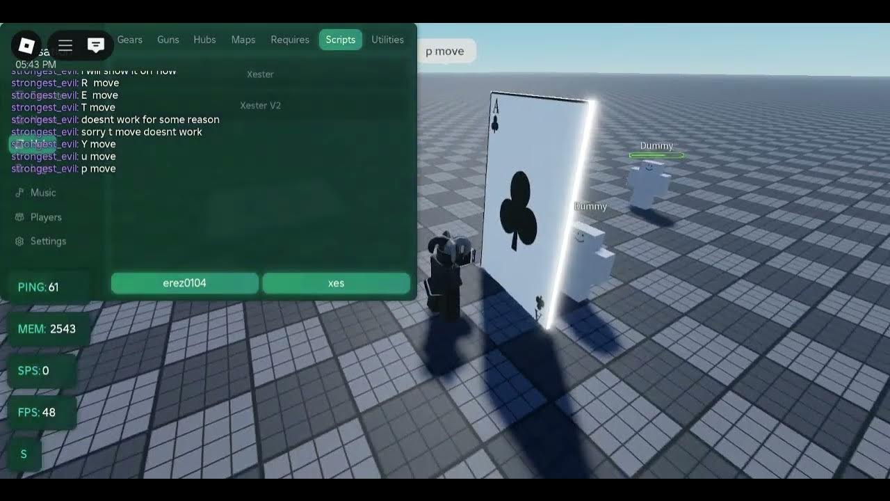 Roblox - require script xester showcase - YouTube
