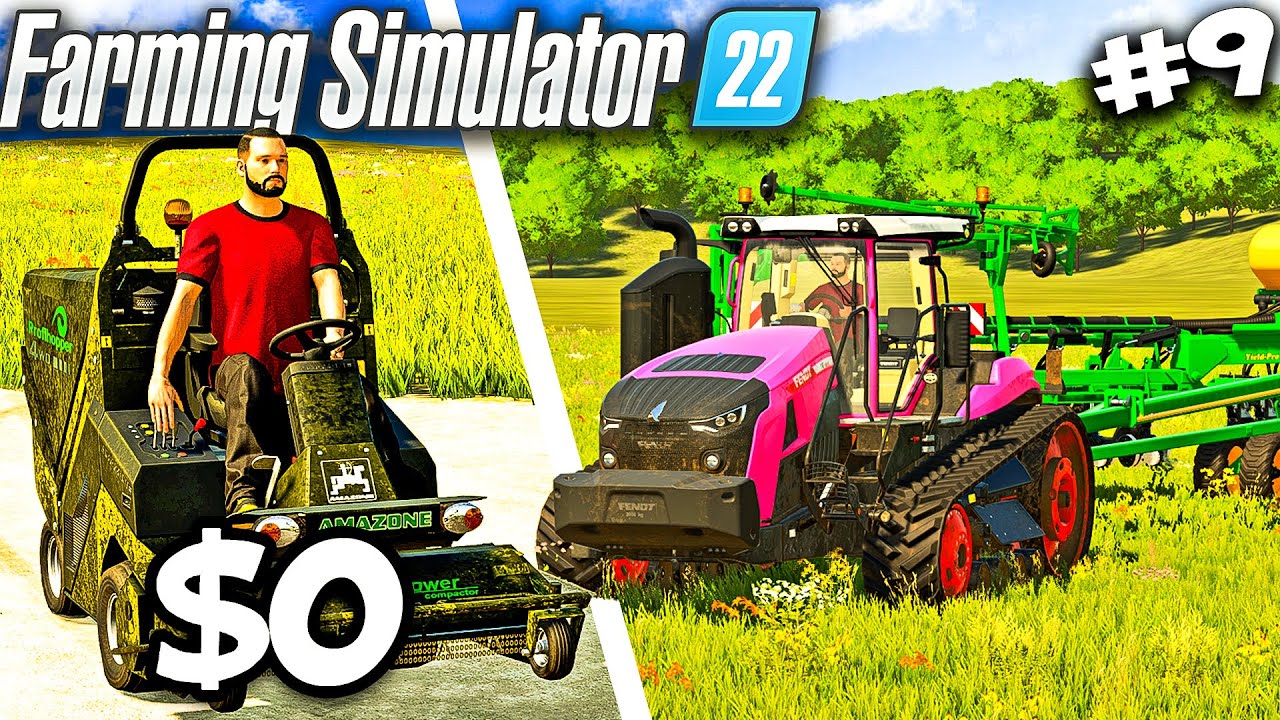 MEGA FARM from $0 on FLAT MAP #9🚜Farming Simulator 22 - YouTube