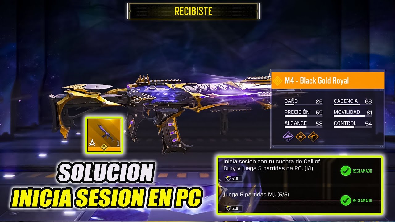 SOLUCIÓN INICIO DE SESIÓN Y JUEGA 5 PARTIDAS EN PC COD MOBILE BLANCO EN ...