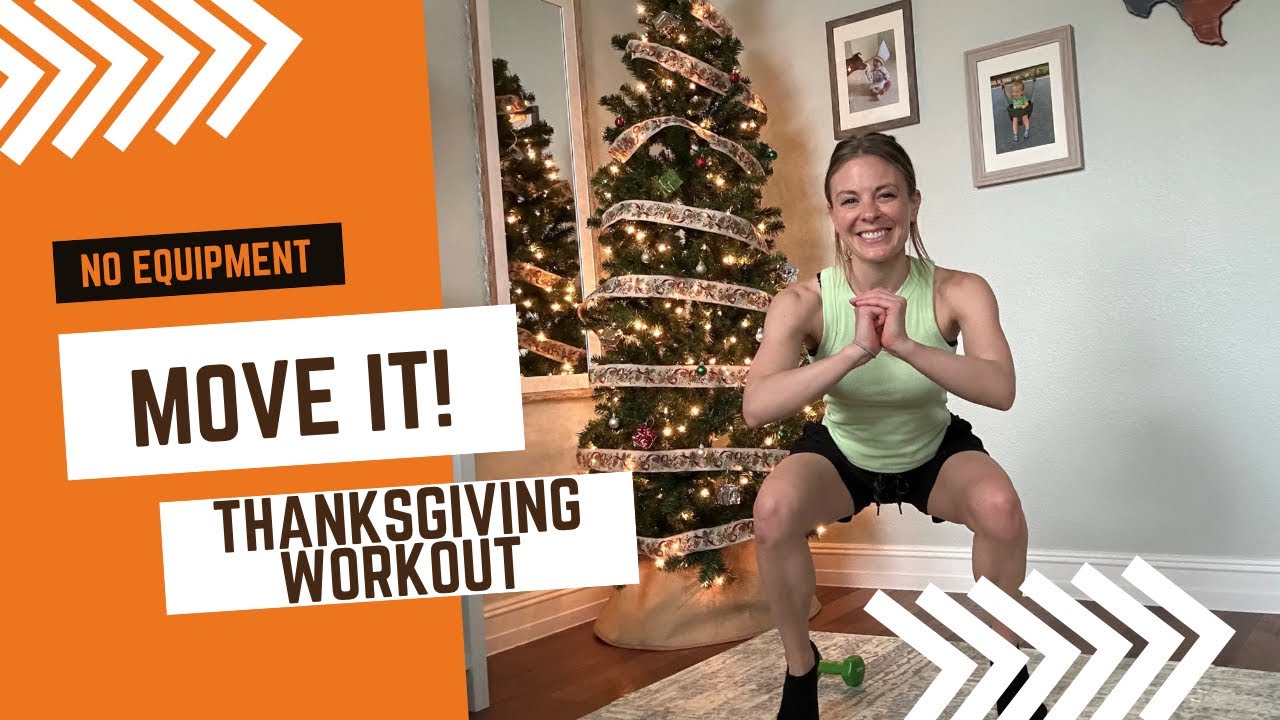 Turkey Day Quick No Equipment Workout 🦃🙏🏻🍁 - YouTube