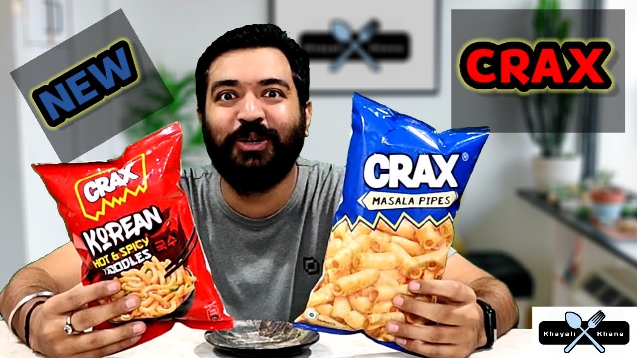 Trying Every New Chips In Market | New Crax Snacks | Crax Masala PIPES ...