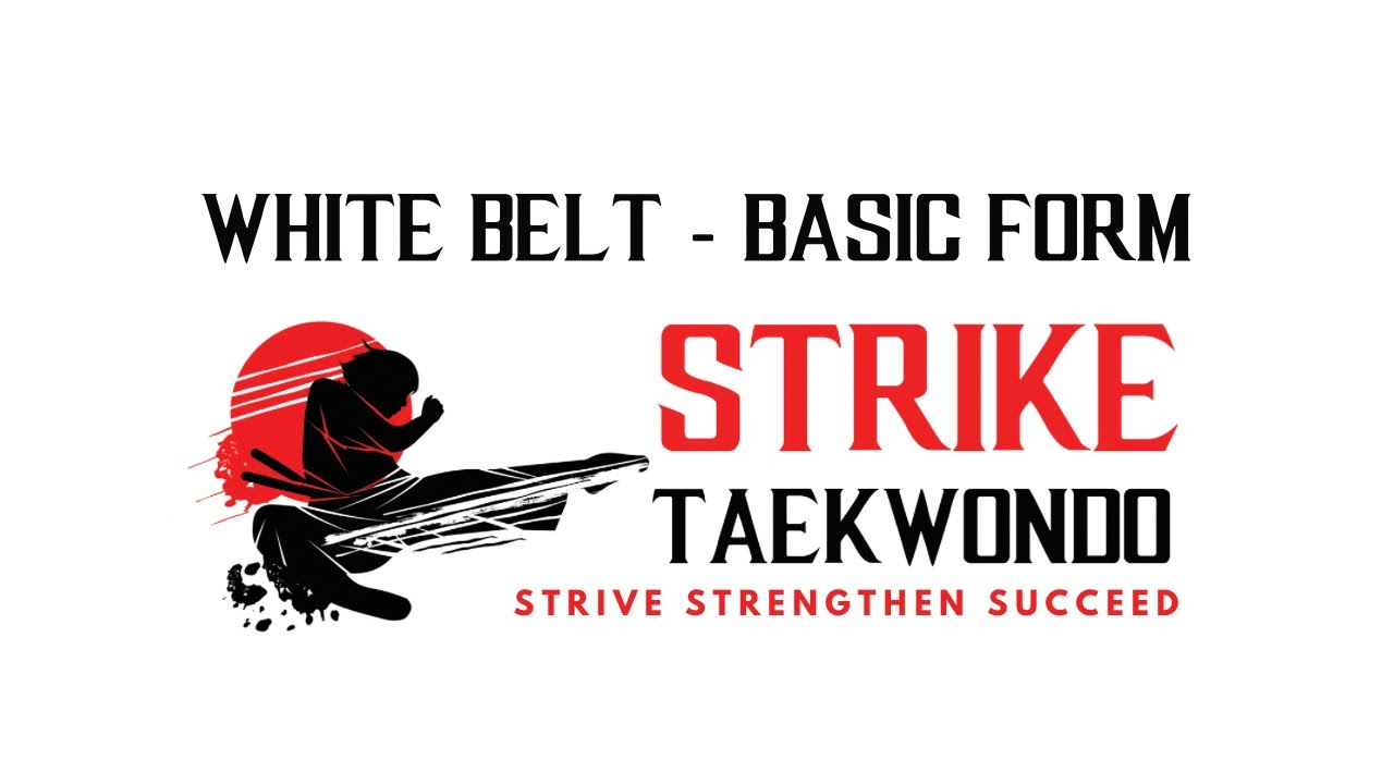White Belt - Basic Form - YouTube