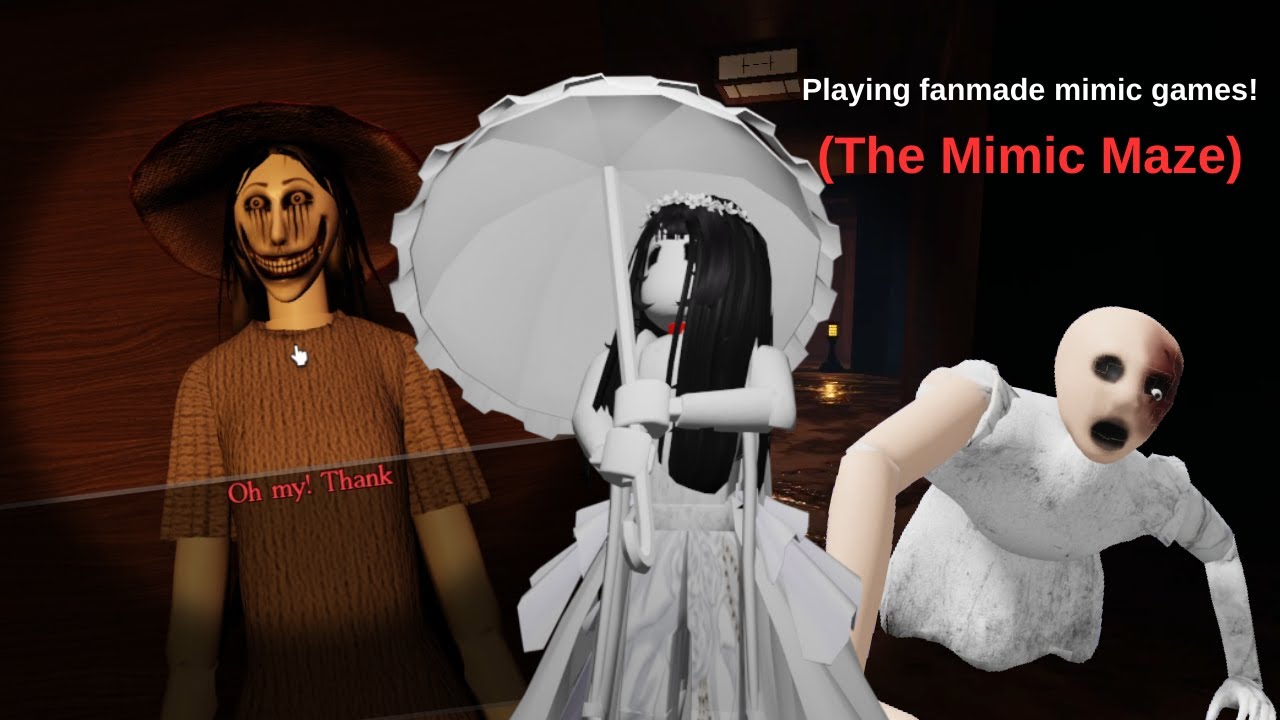 Roblox Playing The Mimic Maze Solo!(Nagemi's Challange and Shiniachi ...