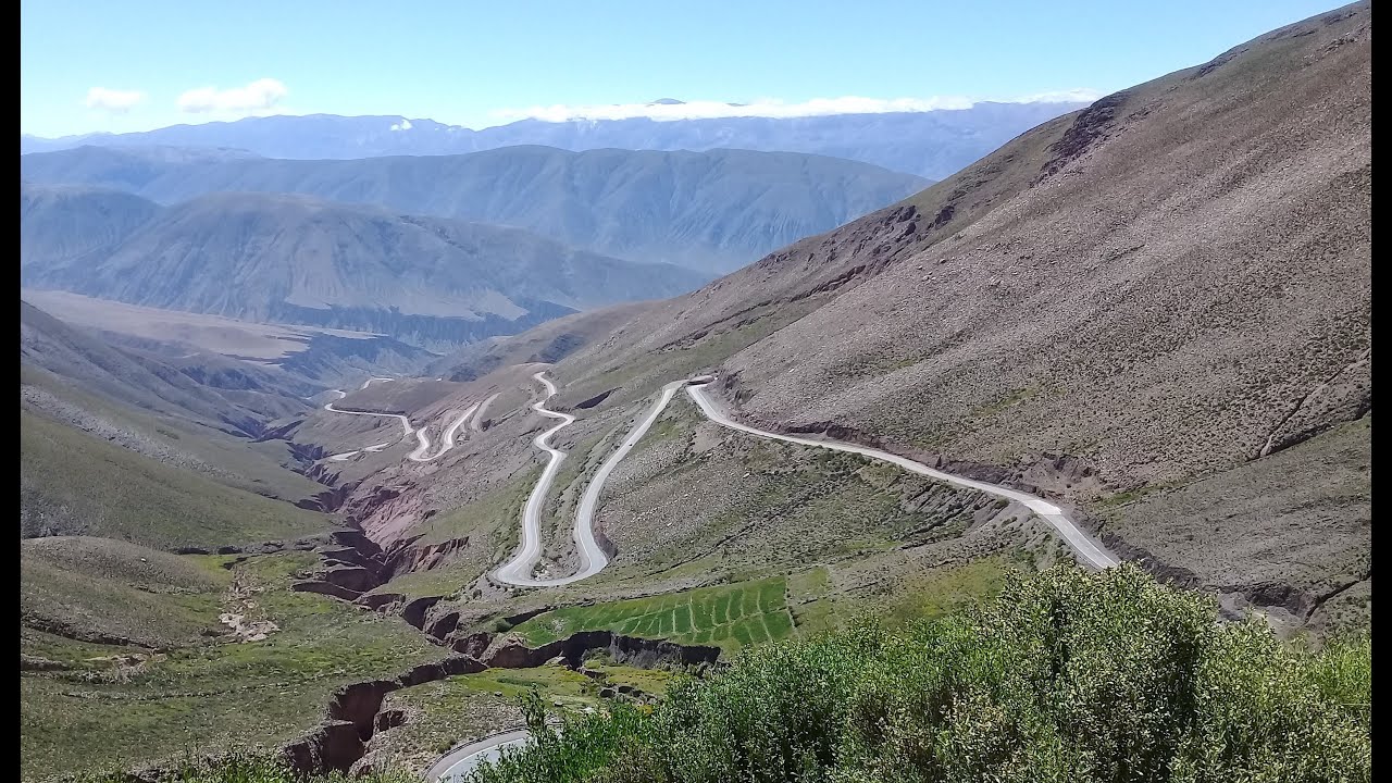 Cuesta de Lipan Salinas Grande, Jujuy 2"Parte. HONDA NX4 - YouTube