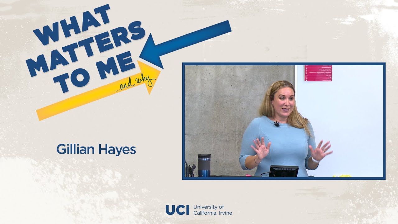 What Matters to Me and Why - Gillian Hayes - YouTube