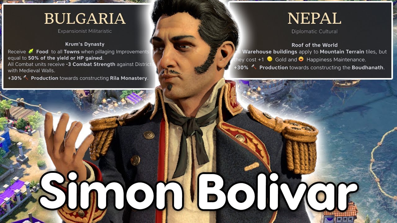 Simon Bolivar, Bulgaria, Nepal First Impression Analysis - Civilization ...