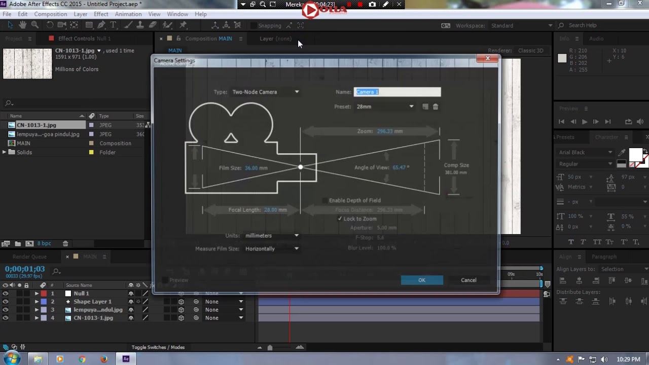 TUTORIAL AFTER EFFECT Animated Traveling Map - YouTube