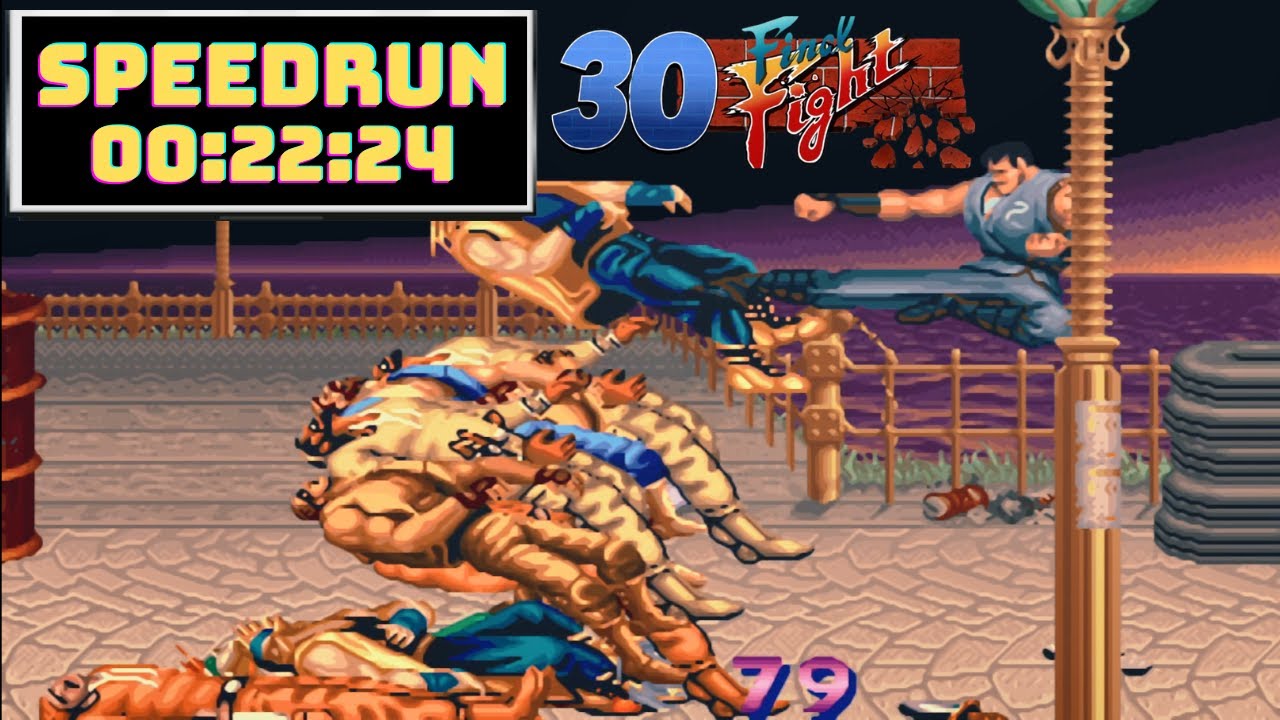 Final Fight 30th Aniverssary - Guy - 22m24s Speedrun #finalfight #speedrun - YouTube