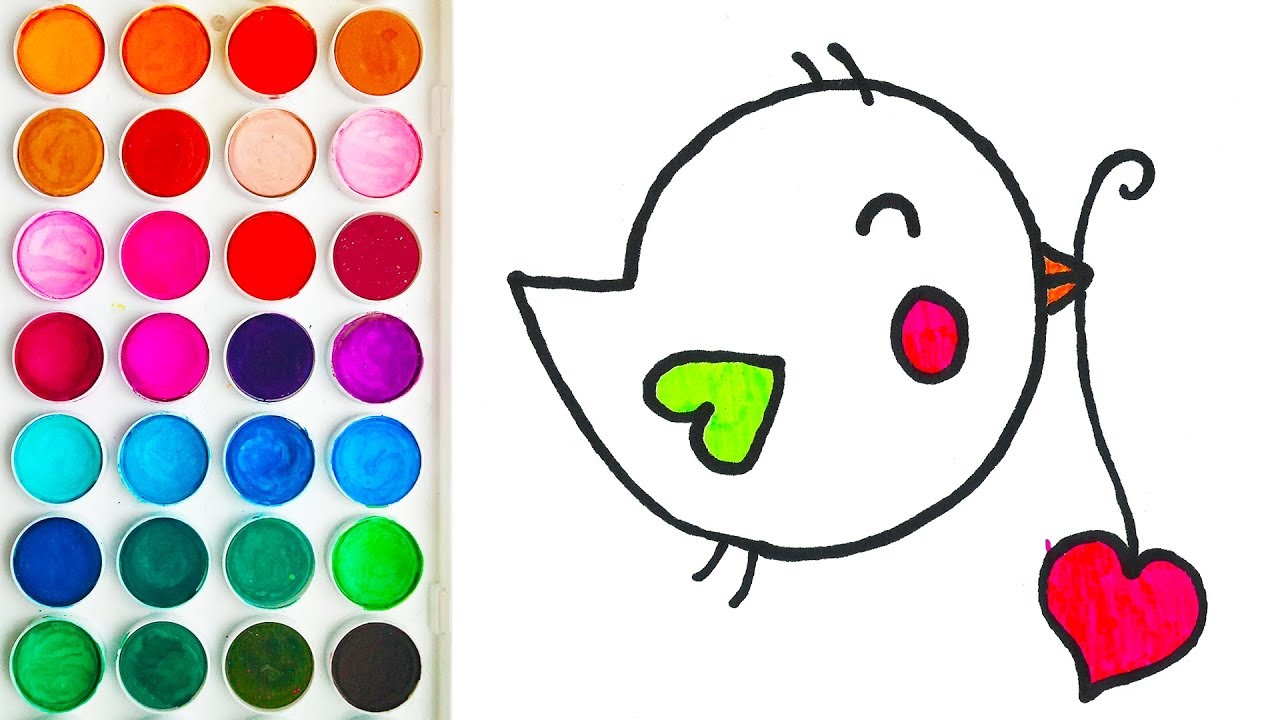 How to Draw a Bird - Training - YouTube