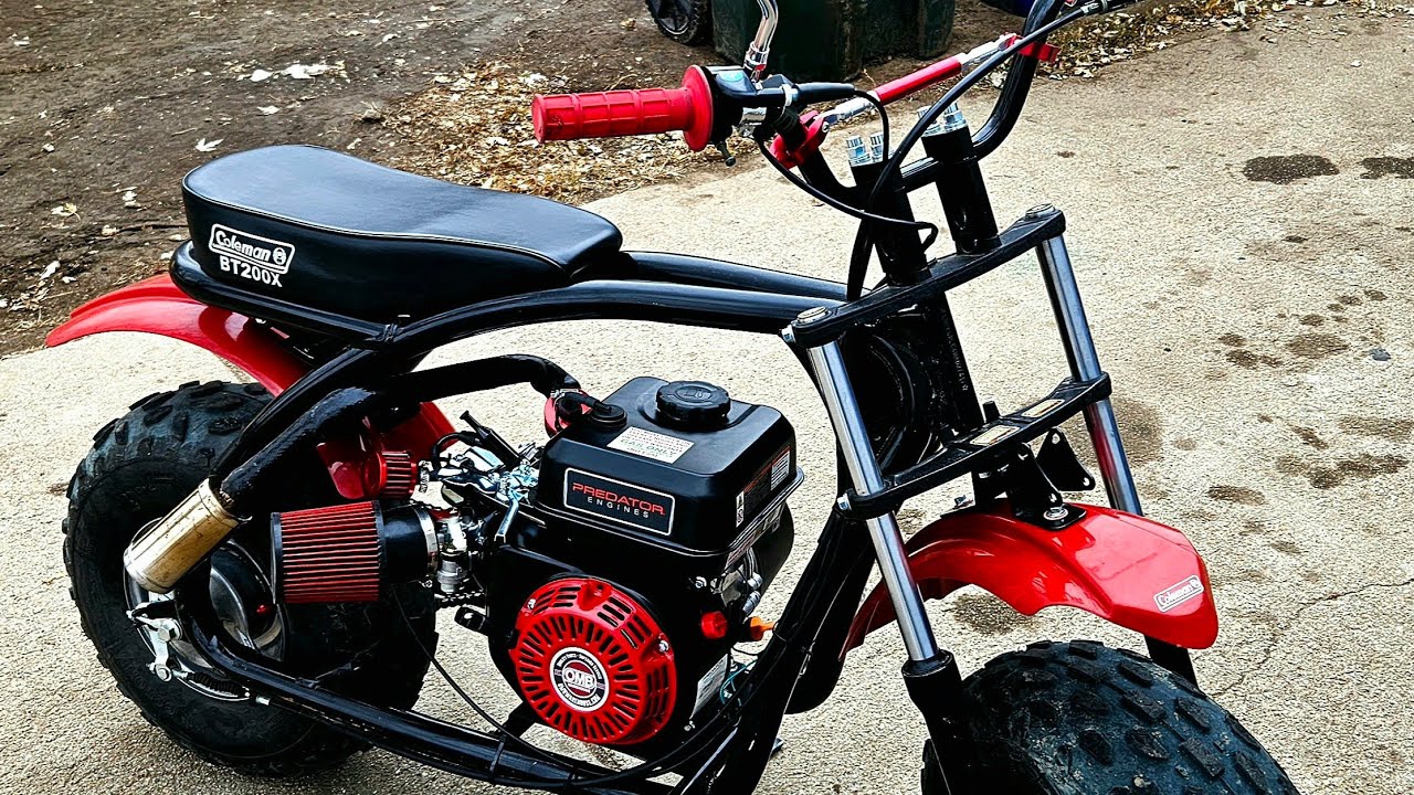 The Red Monster Build (BT200X) New Headlight - YouTube