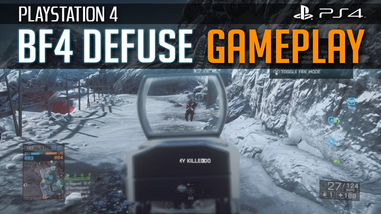 BF4 PS4 DEFUSE Gameplay - Playstation 4 Battlefield 4 - YouTube