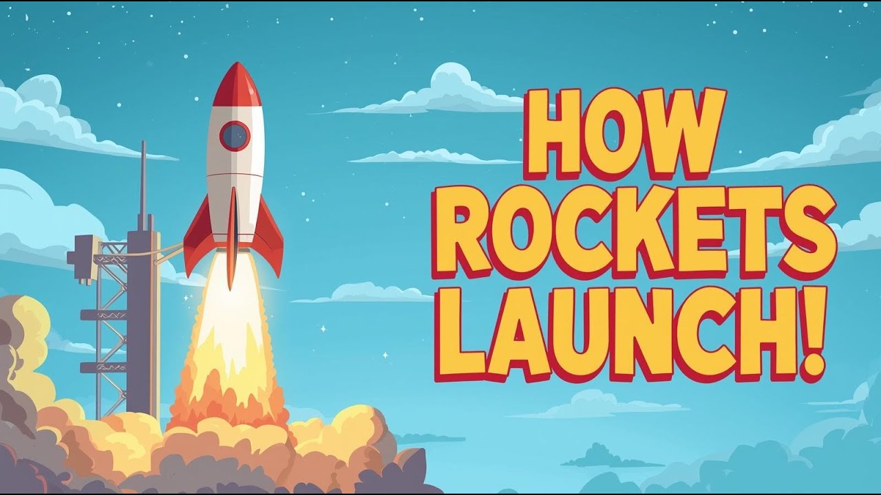 Rocket Launch Explained for Kids | Space Science for Children - YouTube
