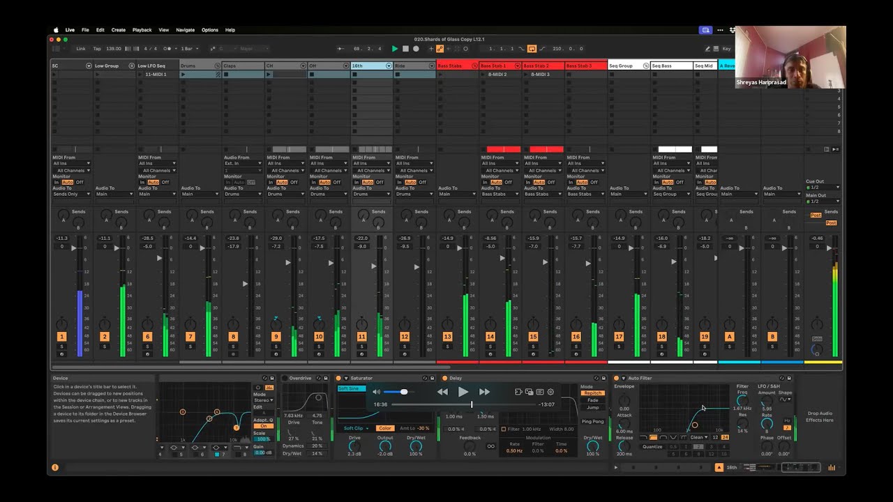 How To Mixdown Techno Using Ableton Live Stock Devices (139 BPM ...