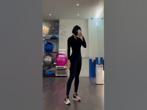 #ootd #운동하는여자 #운동복코디 #167cm #56kg #눈바디 #에슬레저룩 #오운완 - YouTube