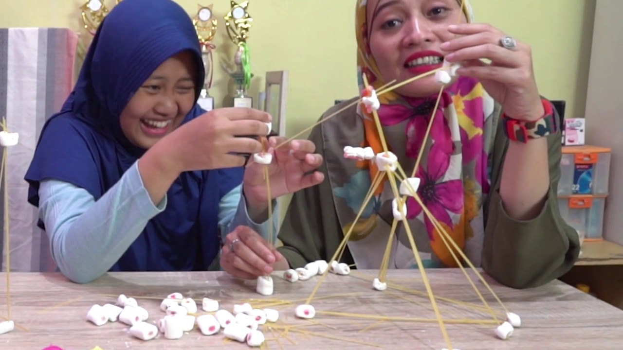 Gampang susah bikin menara dari LIDI - YouTube