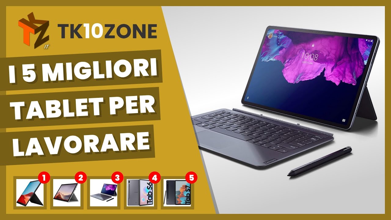 I 5 migliori tablet per lavorare - YouTube