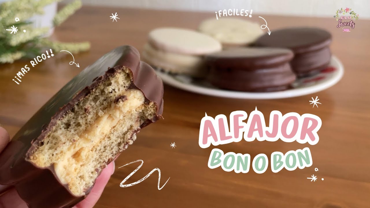 Descubrí cómo hacer los más fáciles alfajores BON O BON caseros🤤 | Elu ...