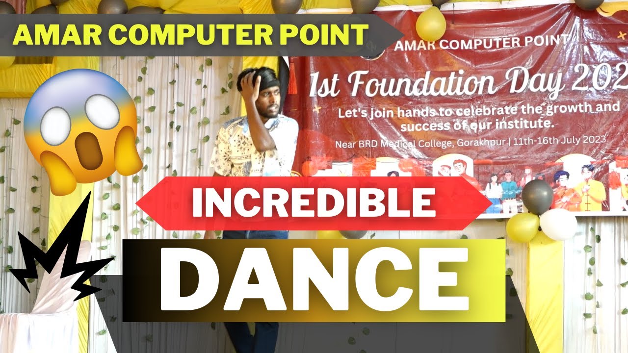 Incredible Dance Performance || 1st Foundation Day || Amar Computer ...