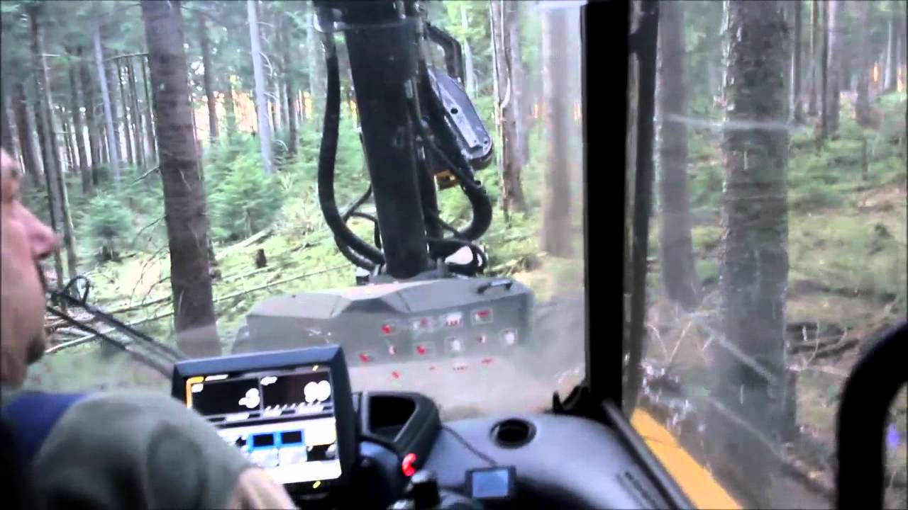 Ponsse Ergo Kabineansicht - YouTube