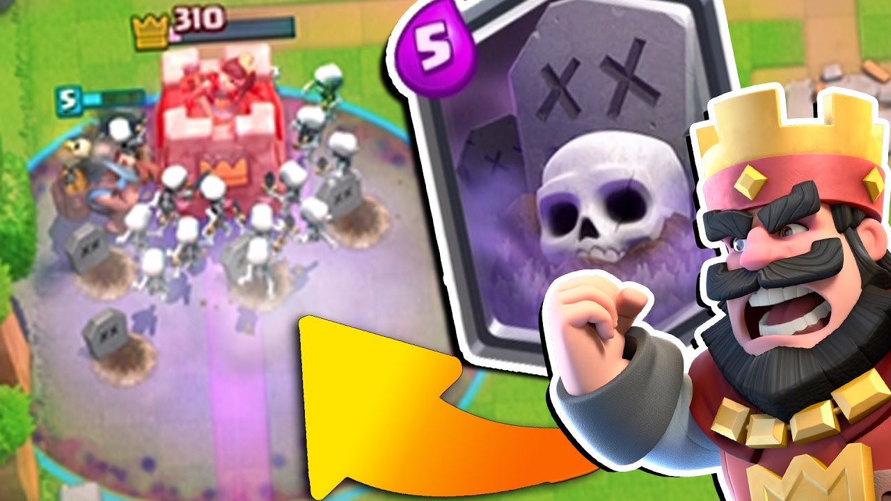 Clash Royale GRAVEYARD DECK vs Legendary Trainer Cheddar! New Graveyard ...