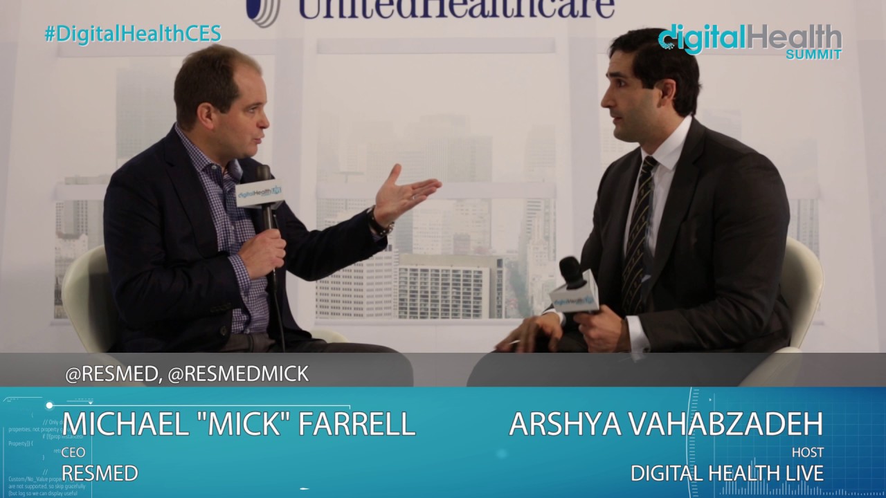 Michael 'Mick' Farrell (ResMed) Interview @ 2017 Digital Health ...
