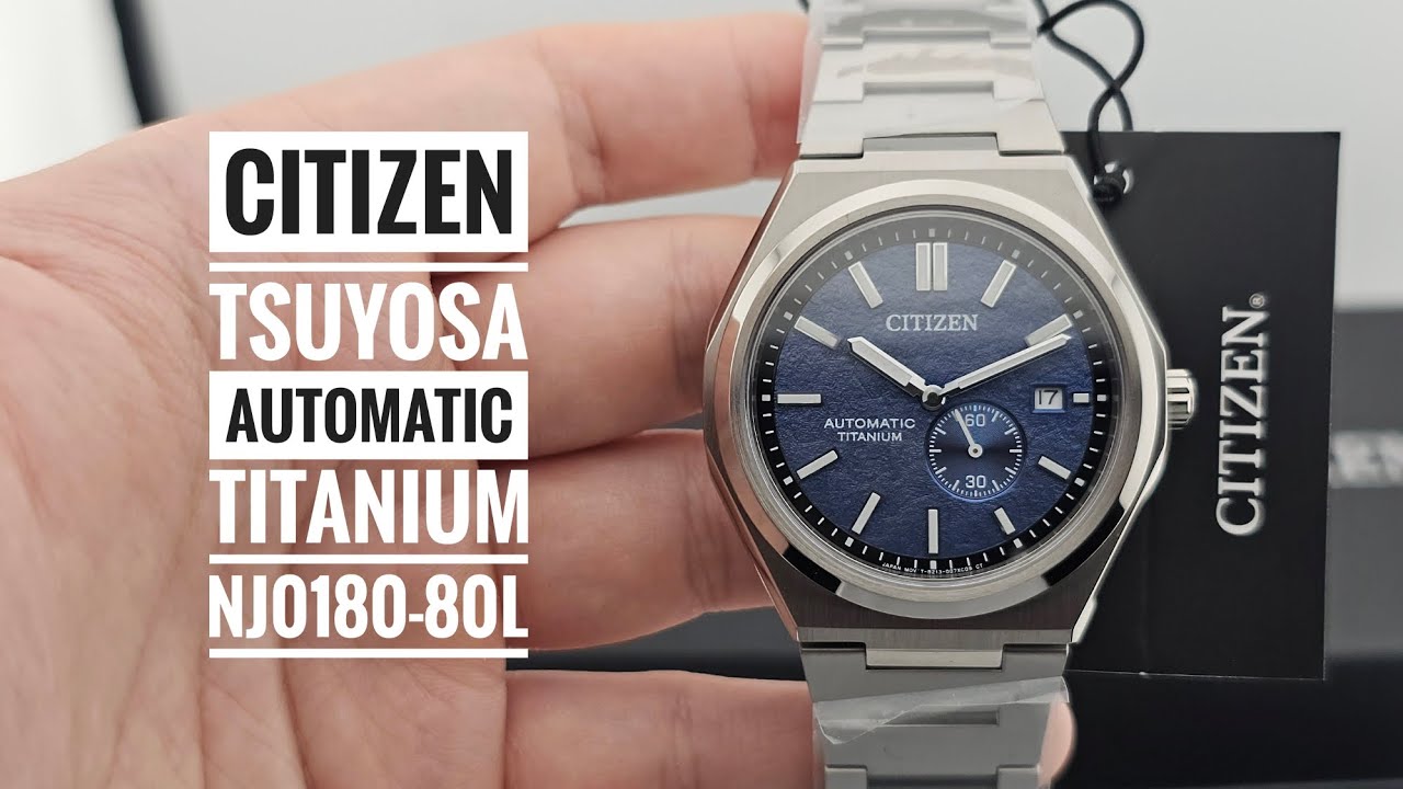 Citizen Forza Automatic Titanium NJ0180-80L - YouTube