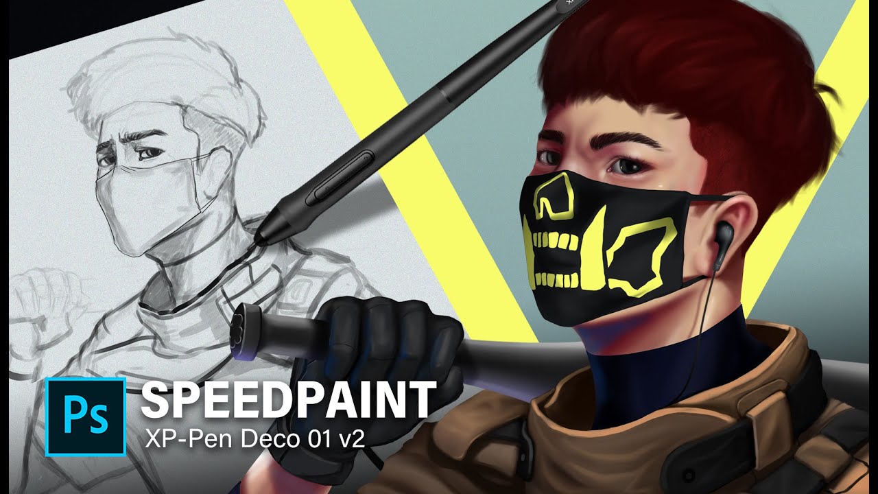 Photoshop Digital Painting | SPEEDPAINT - YouTube