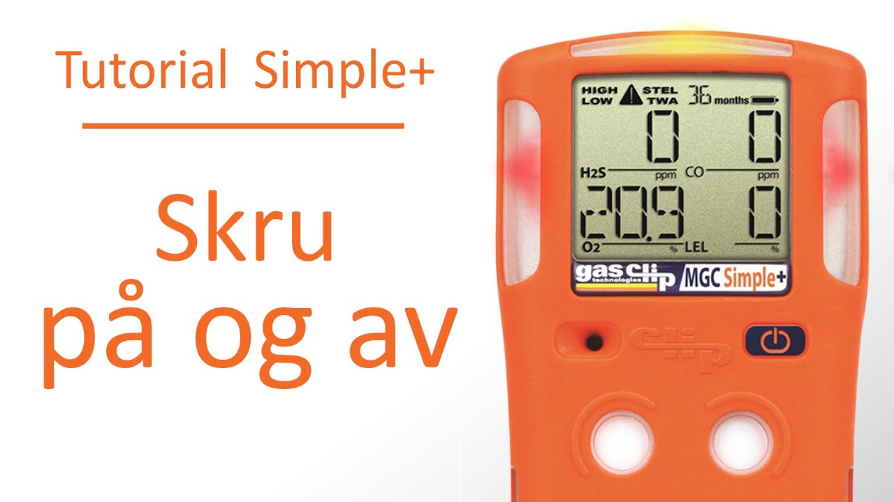 Hvordan enkelt bruke Multi gass simple plus - YouTube