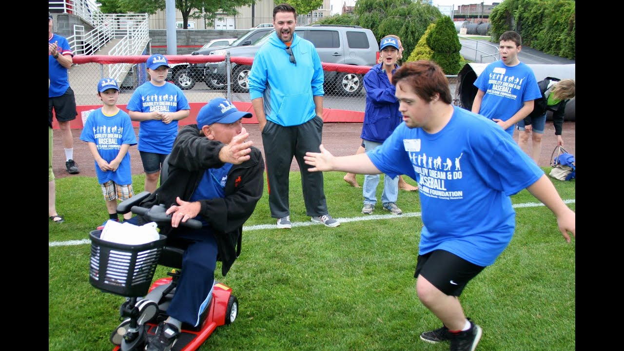 Dave Clark Foundation Disability Dream And Do Baseball - YouTube