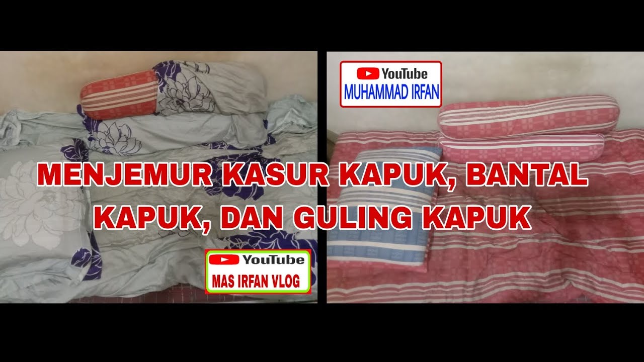 MENJEMUR KASUR, BANTAL, GULING KAPUK - YouTube