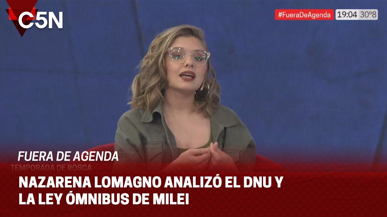 NAZARENA LOMAGNO en FUERA DE AGENDA - YouTube