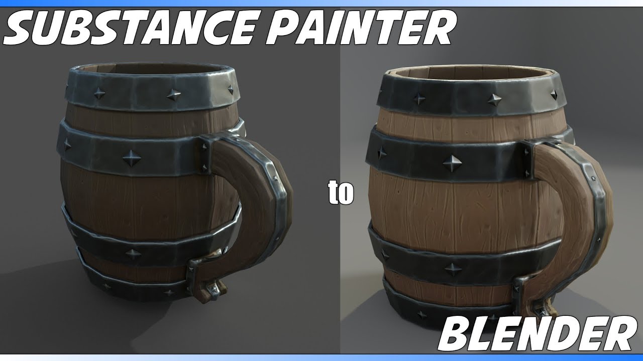 How To Set Up Substance Painter Exports For Blender Cycles YouTube How To Set Up Substance Painter Exports For Blender Cycles YouTube