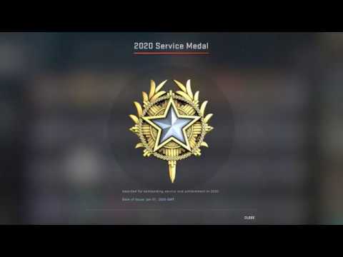 CS:GO| GETTING THE 2020 SERVICE MEDAL - YouTube