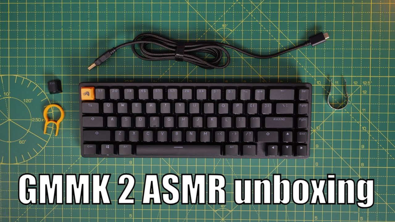 Glorious GMMK2 and Sketch Capsule keycaps ASMR - YouTube