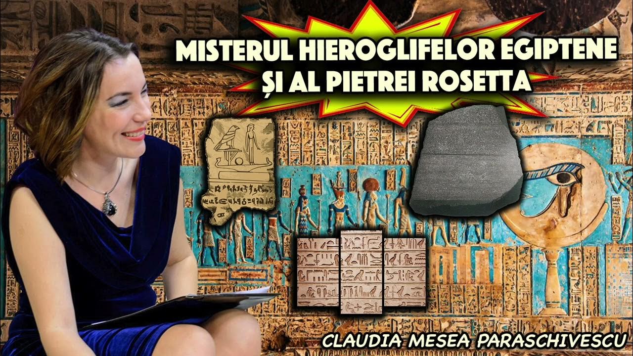 Misterul hieroglifelor egiptene si al pietrei Rosetta - YouTube