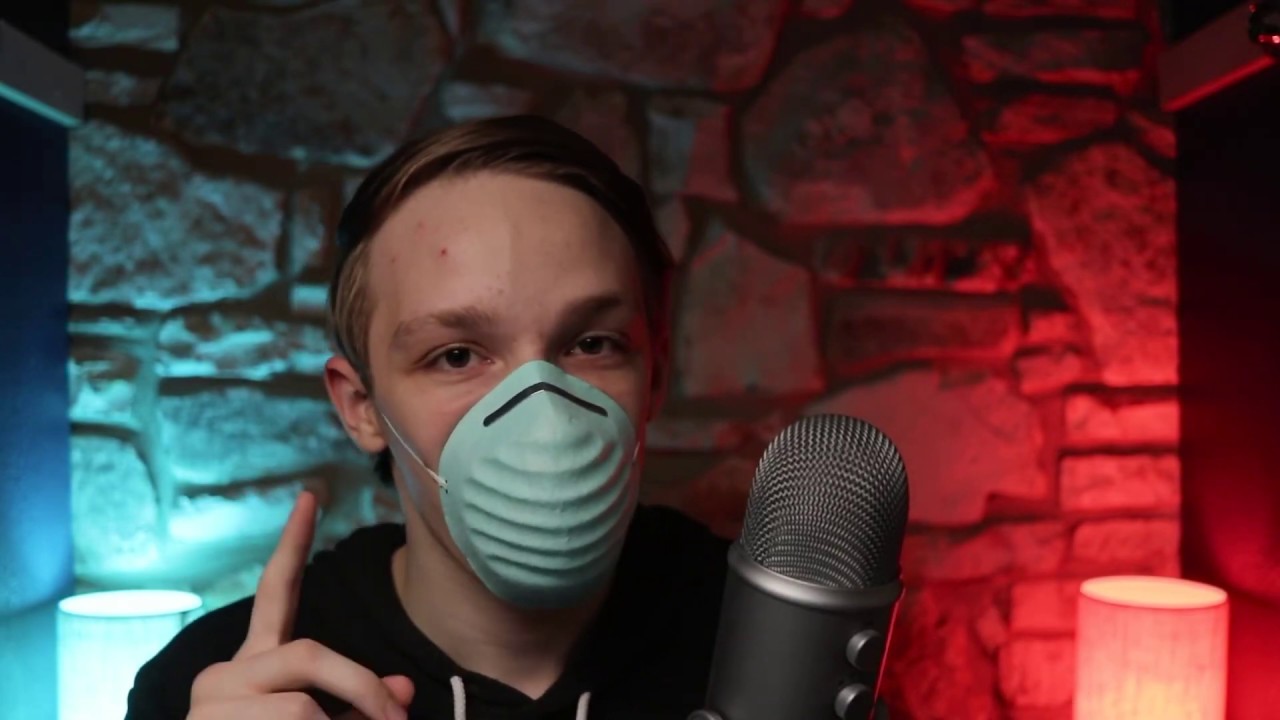 ASMR Mask Tapping & Mouth Sounds - YouTube